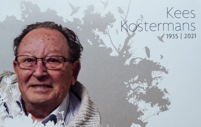 Kees Kostermans overleden - KBO Vierlingsbeek
